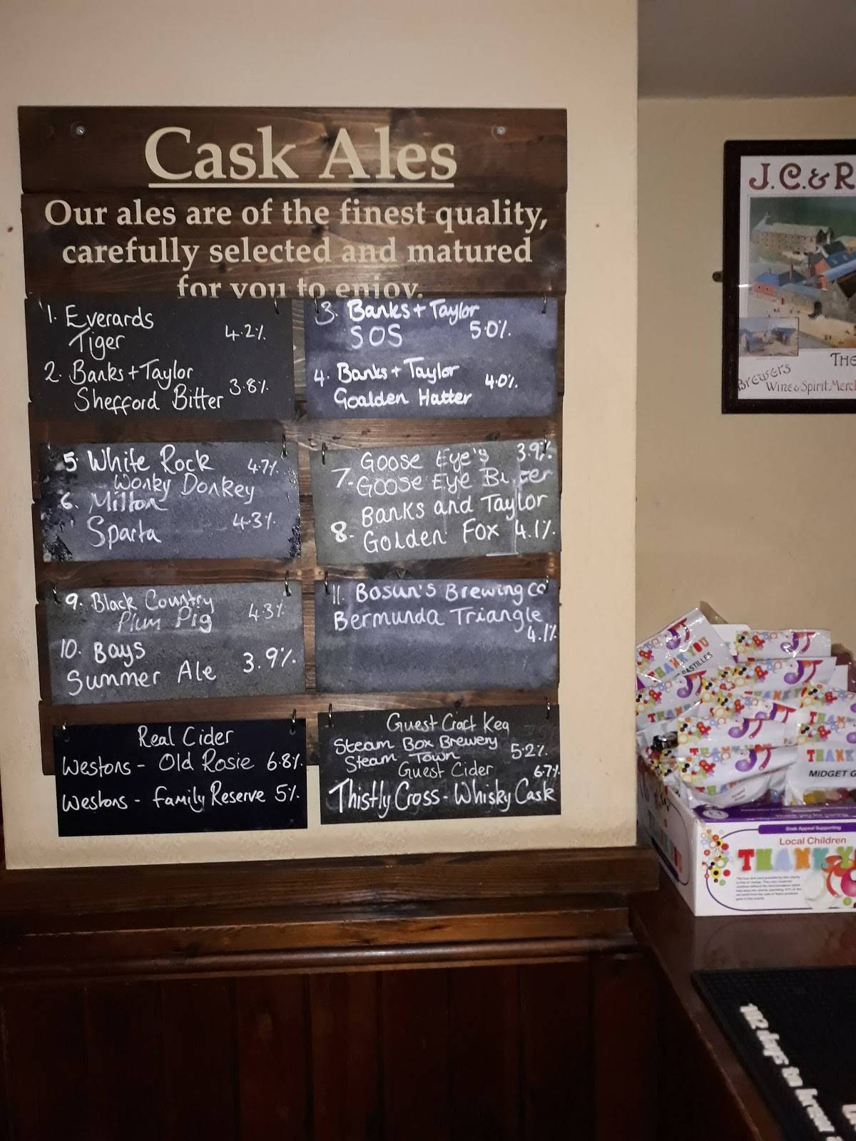 Menu at The Albion pub & bar, Westoning