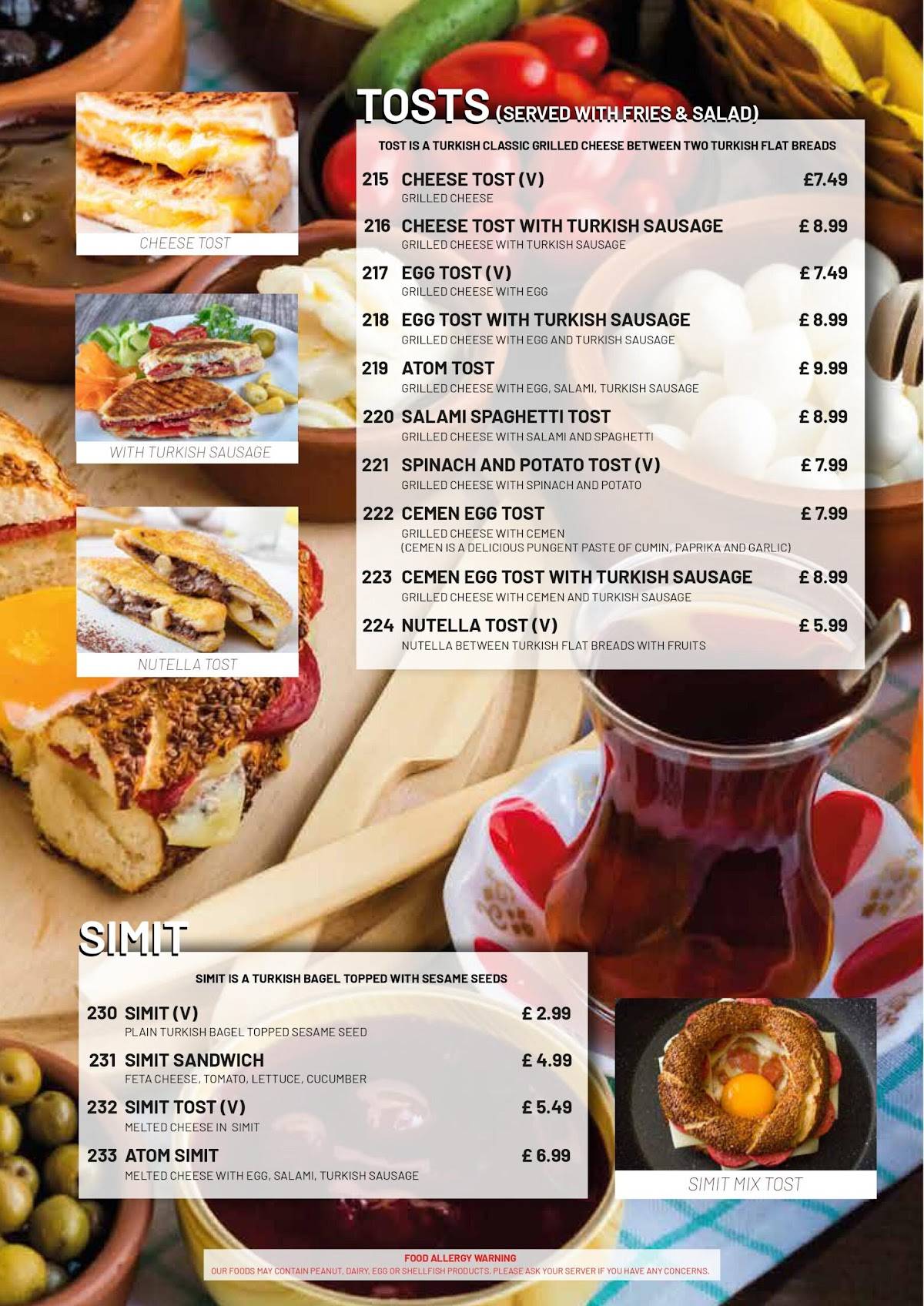 Menu at Anar Turkish BBQ Restaurant, Liverpool
