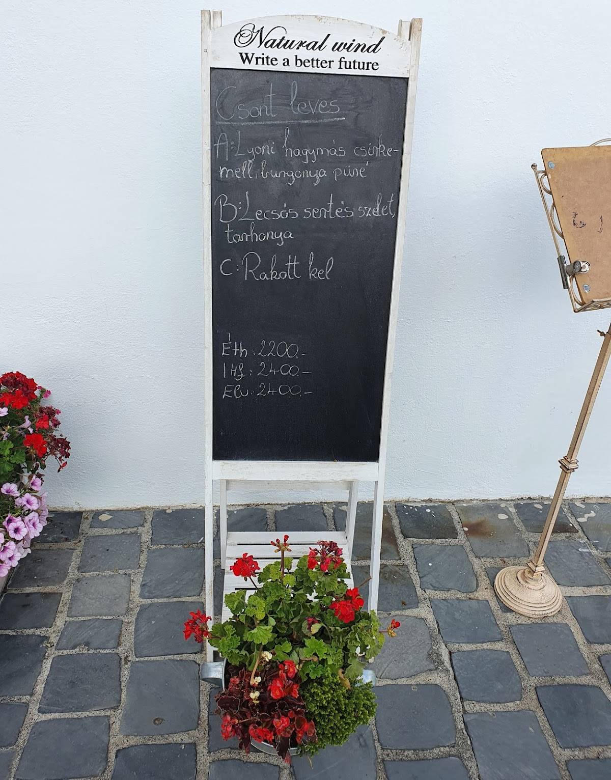 Menu at Ara Étterem restaurant, Mór