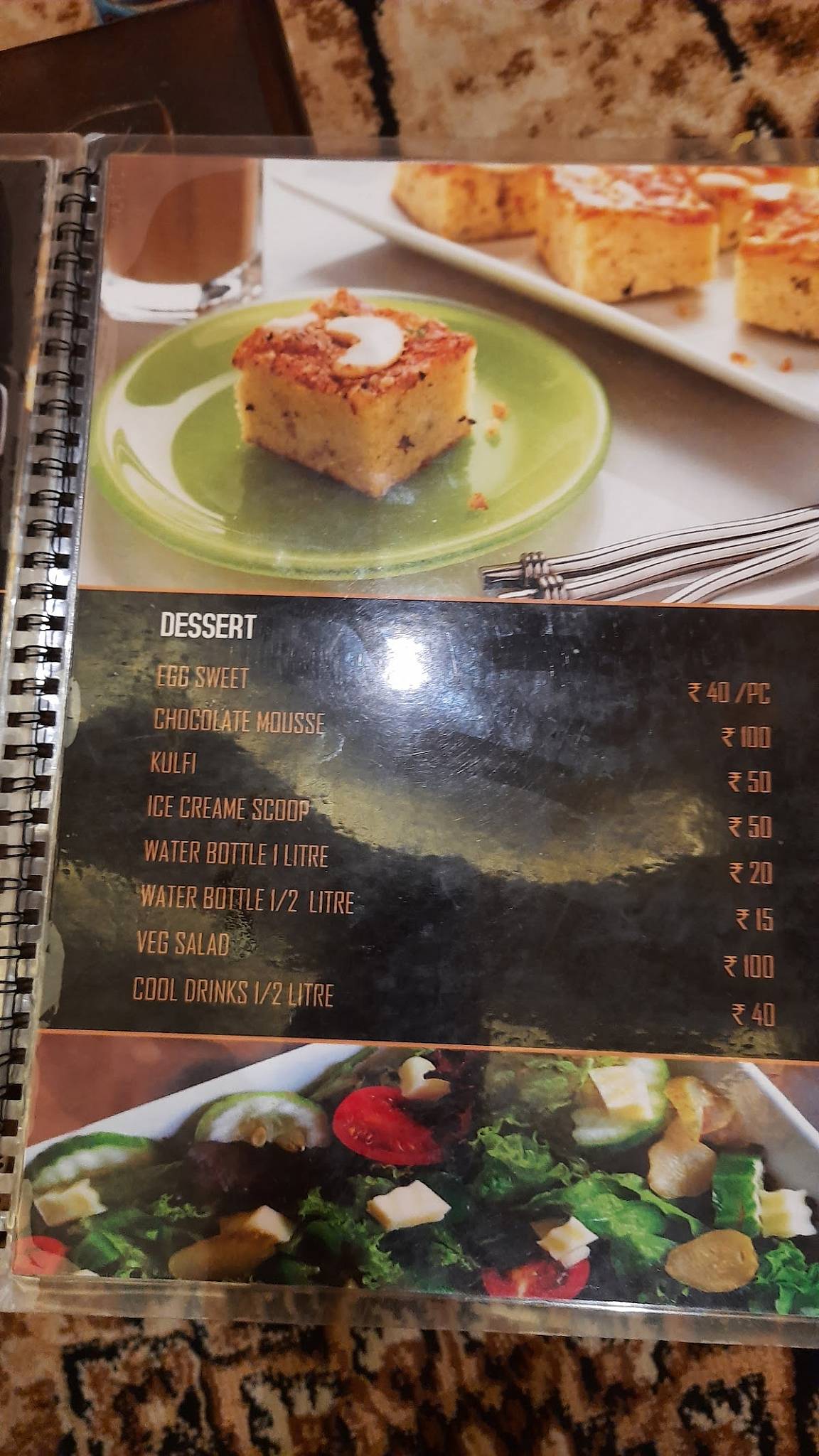 Menu at Arabia Mandi, Puducherry