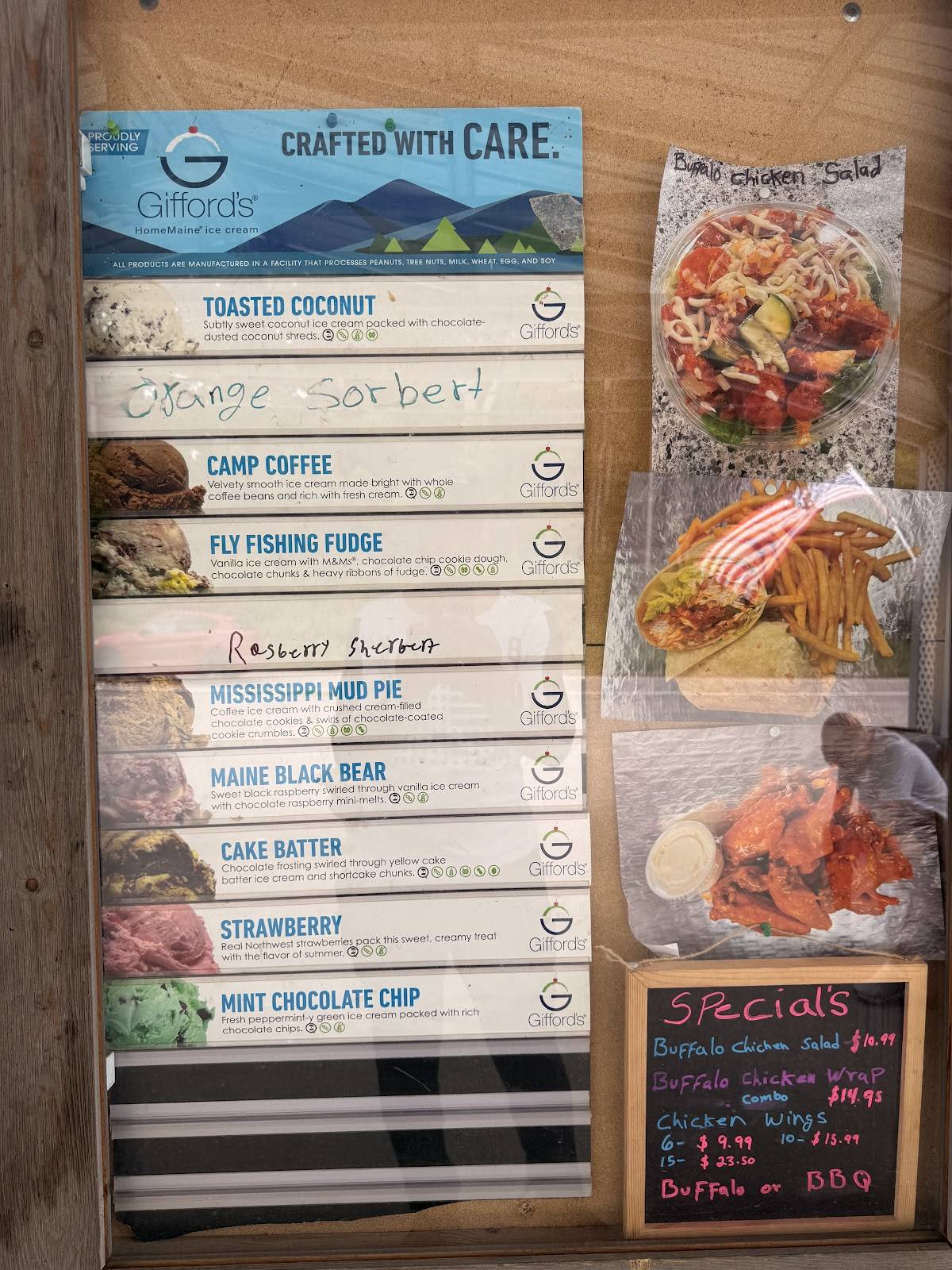 Menu at Ashford Dairy Bar, Ashford, 432 Ashford Center Rd