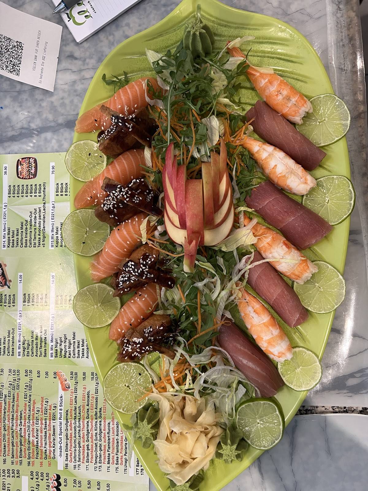 Speisekarte von Asia NiNi & Sushi Bar, Essen