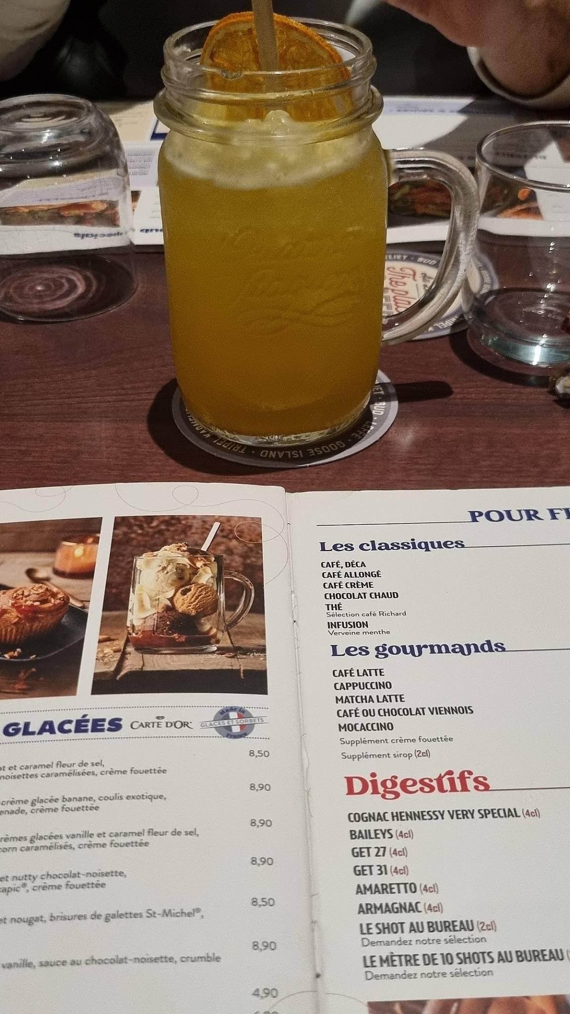 Menu au Au Bureau Gazeran - Rambouillet pub et bar, Gazeran