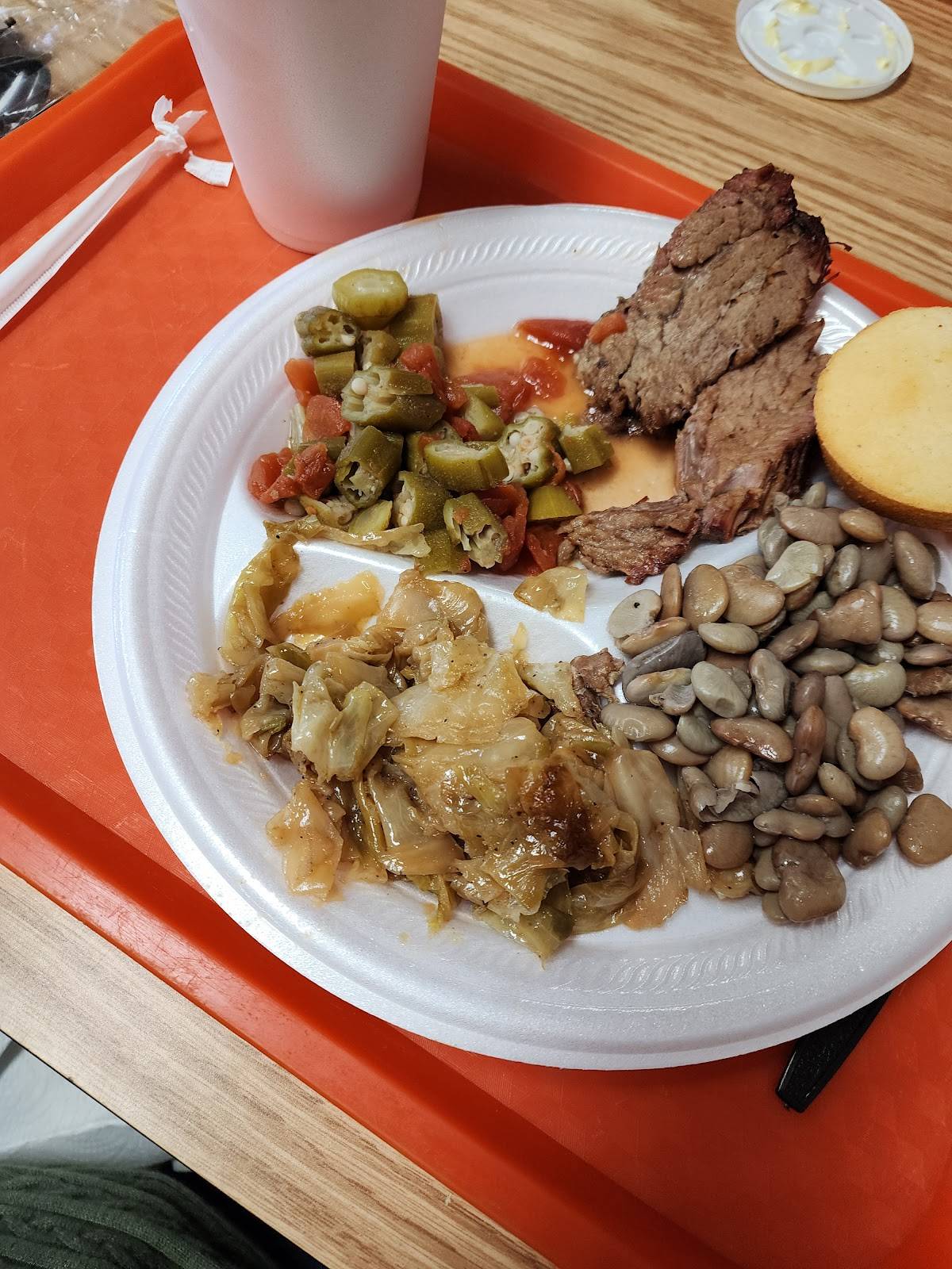 Menu at Brisket House BBQ, Jena