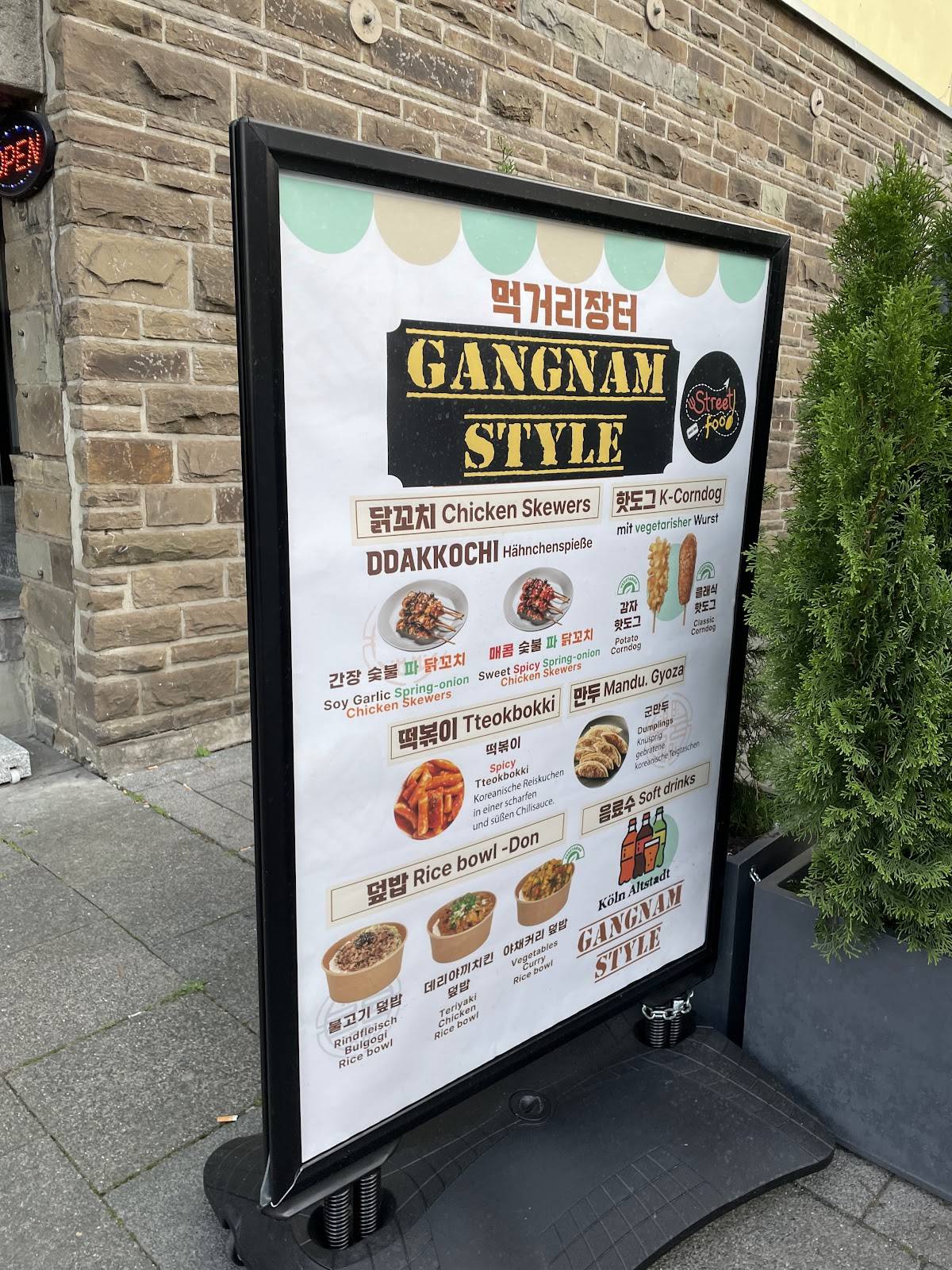 Carta de Gangnamstyle Korean BBQ • Bulgogi • Bar, Colonia