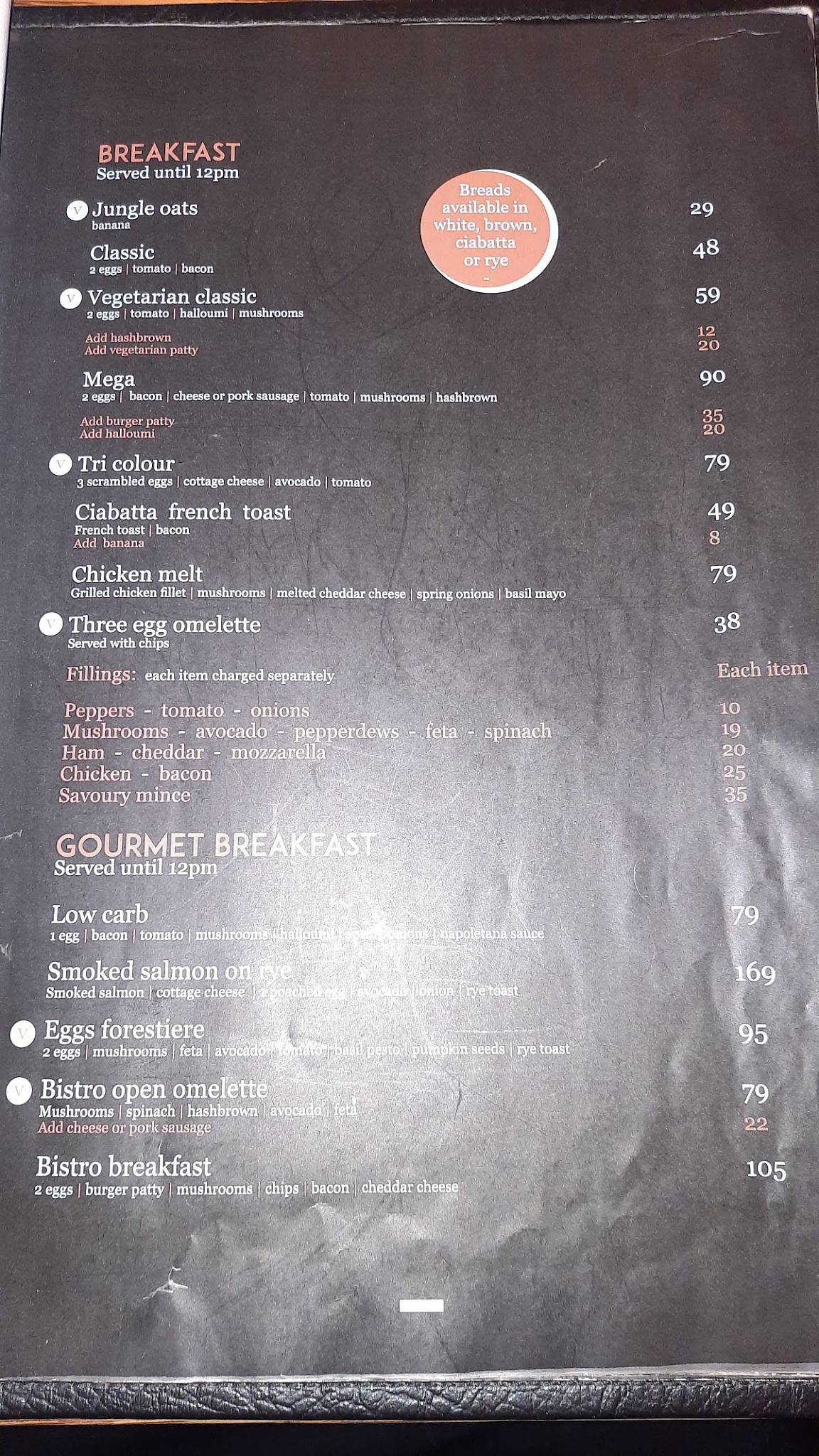 Menu at @ The Bistro Rynfield BBQ, Benoni