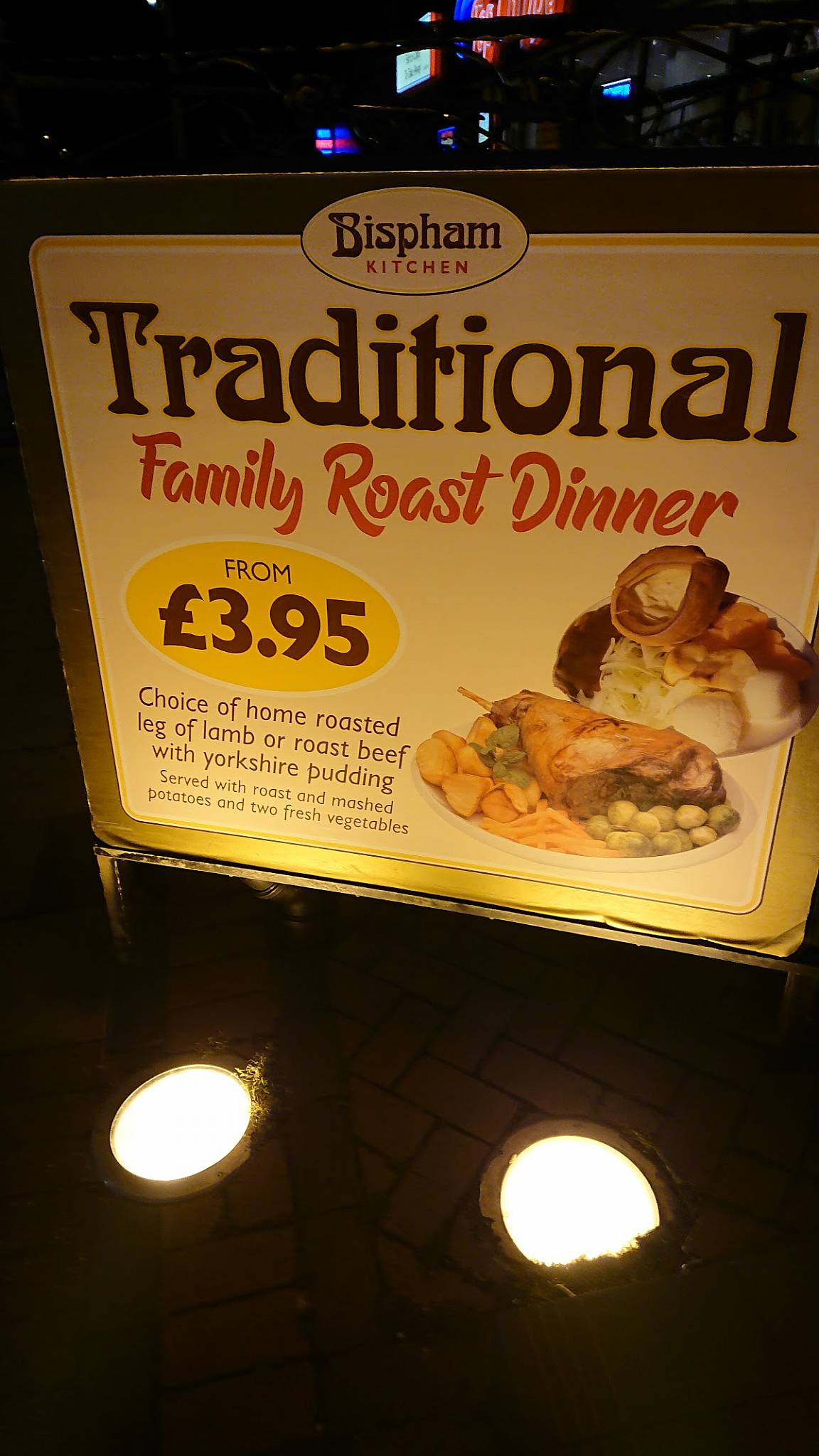 Menu at BISPHAM KITCHEN restaurant, Blackpool