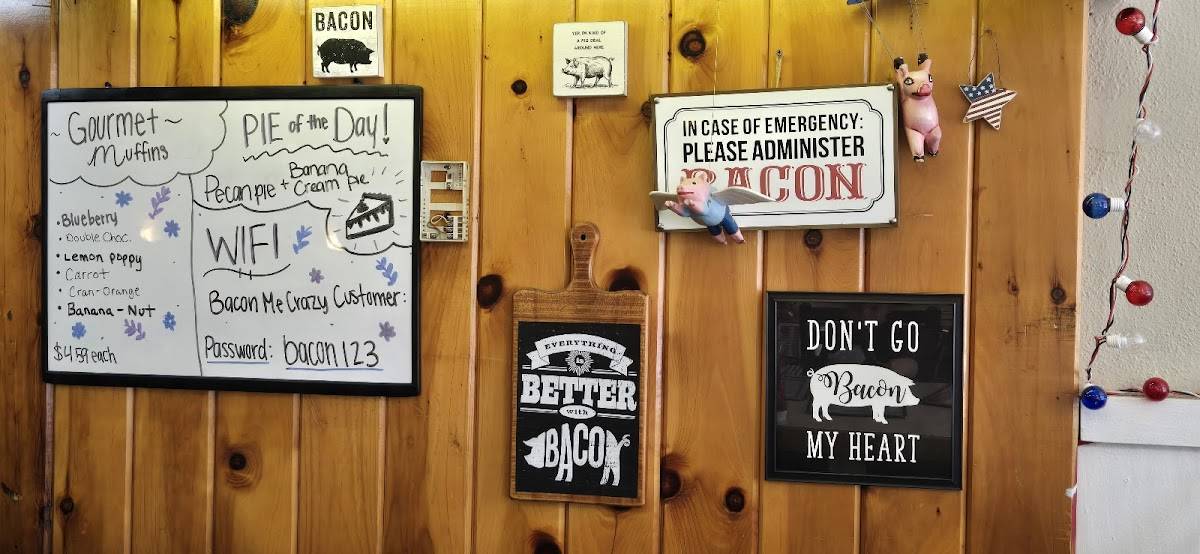 Menu at Bacon Me Crazy restaurant, Hinsdale