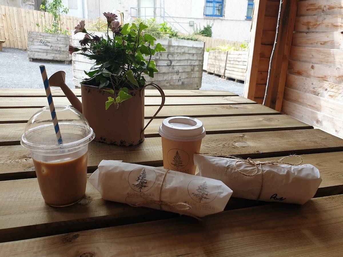Menu at Blue Cedar cafe, Ballynahinch