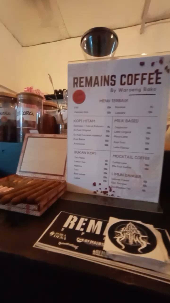 Menu at Waroeng Bako, Bandung