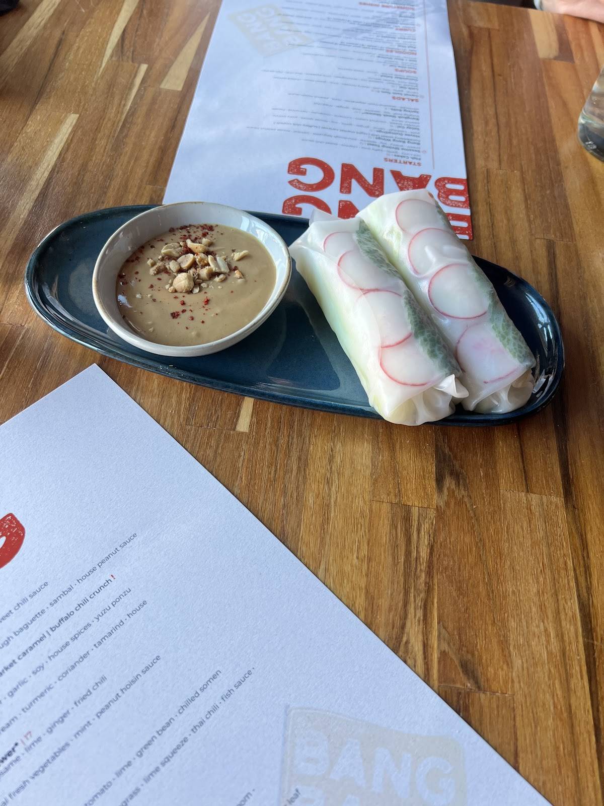 Menu at Bang Bang Thai restaurant, Whitefish
