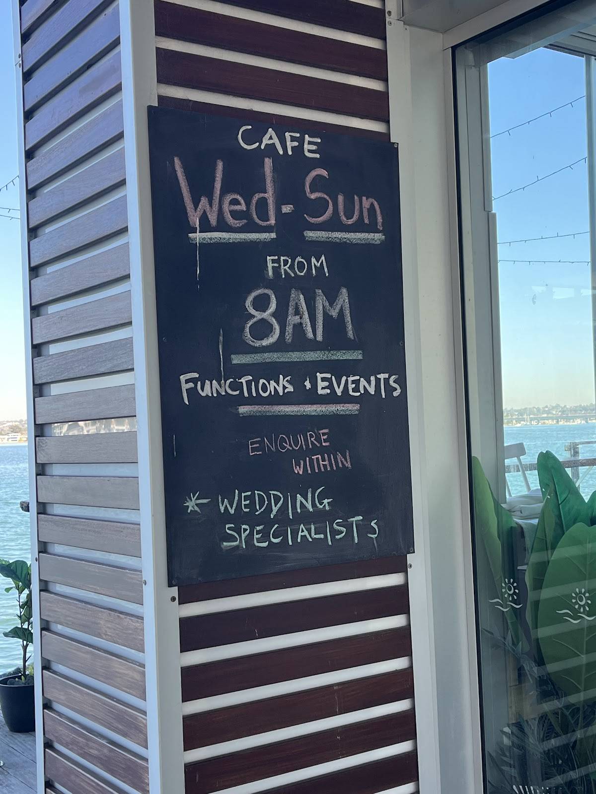 Menu at Bass & Flinders Pavilion restaurant, Sans Souci