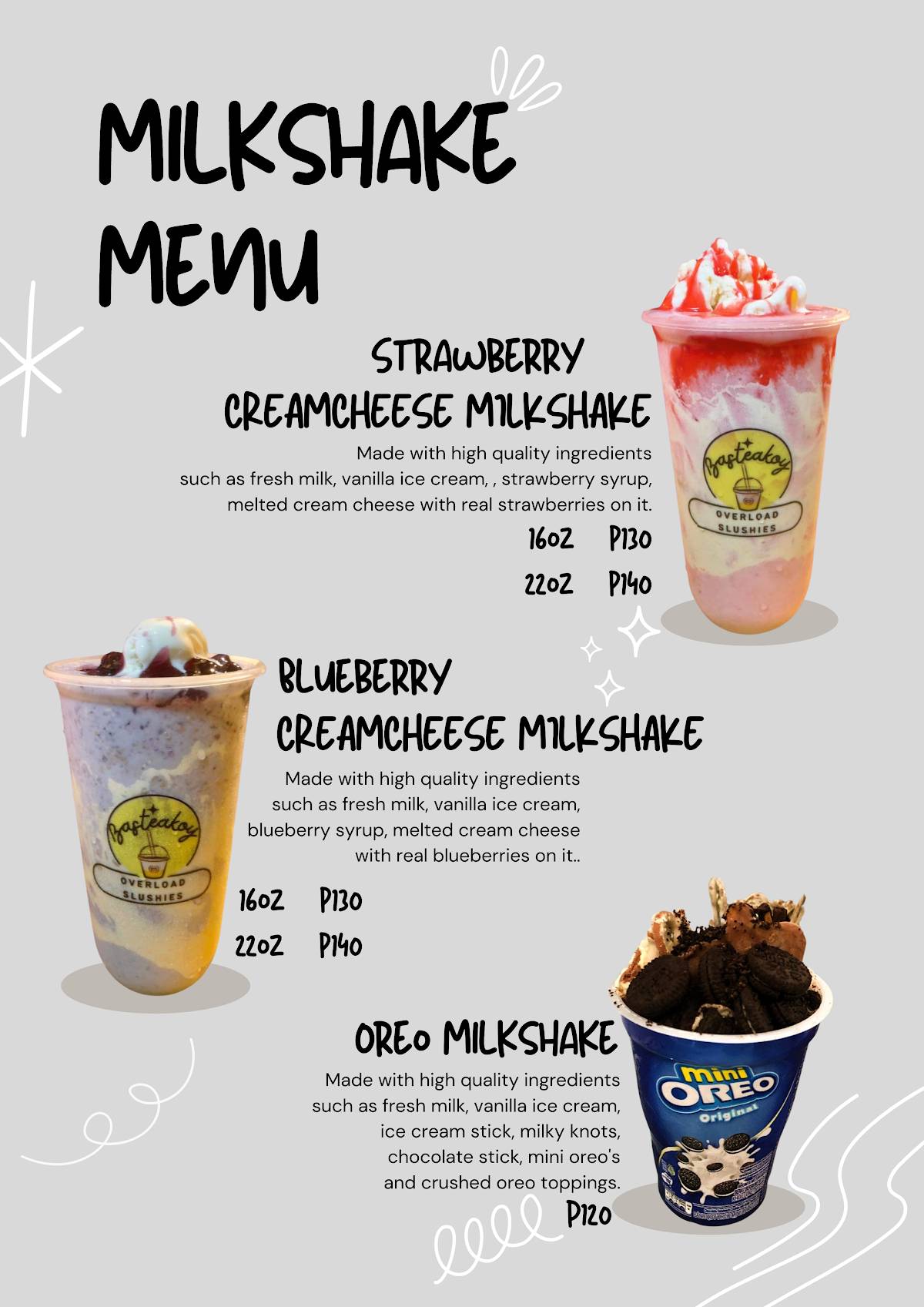 Carta del restaurante Basteakoy Sampaloc, Cabatuan Isabela, Cabatuan