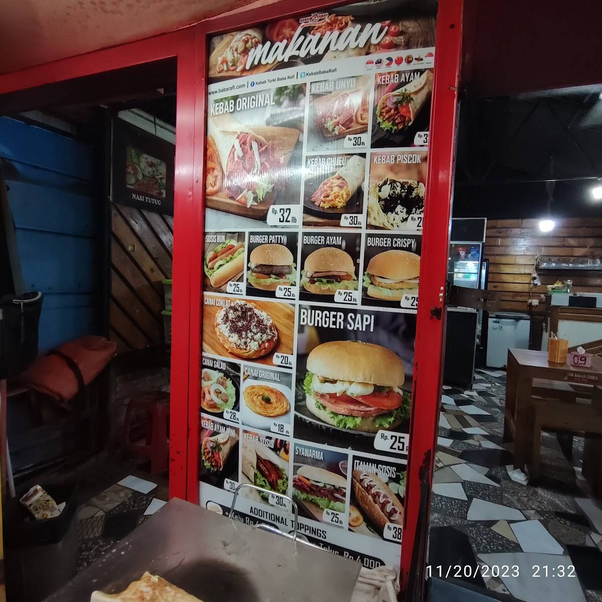 Menu at Kebab Turki Baba Rafi, Batam, Ruko Mega Legenda