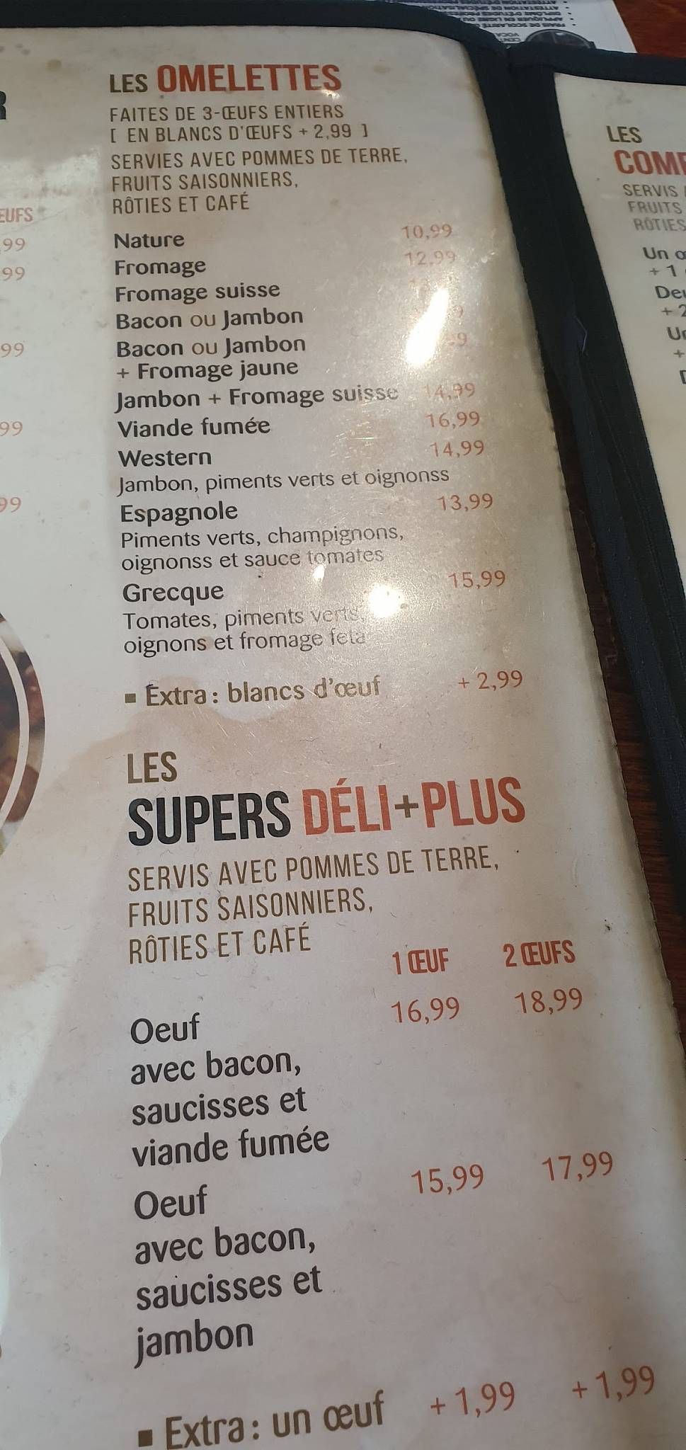 Menu au Beaubien Deli pub et bar, Montréal, Rue Beaubien E