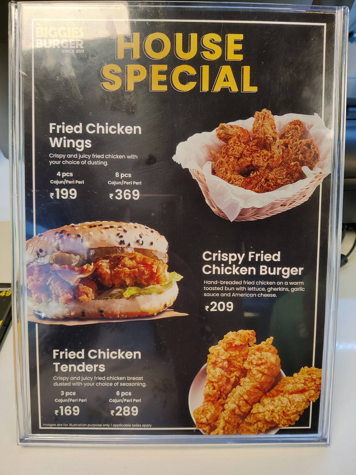 Menu at BIGGUYS Wings & More: Frazer Town, Bengaluru