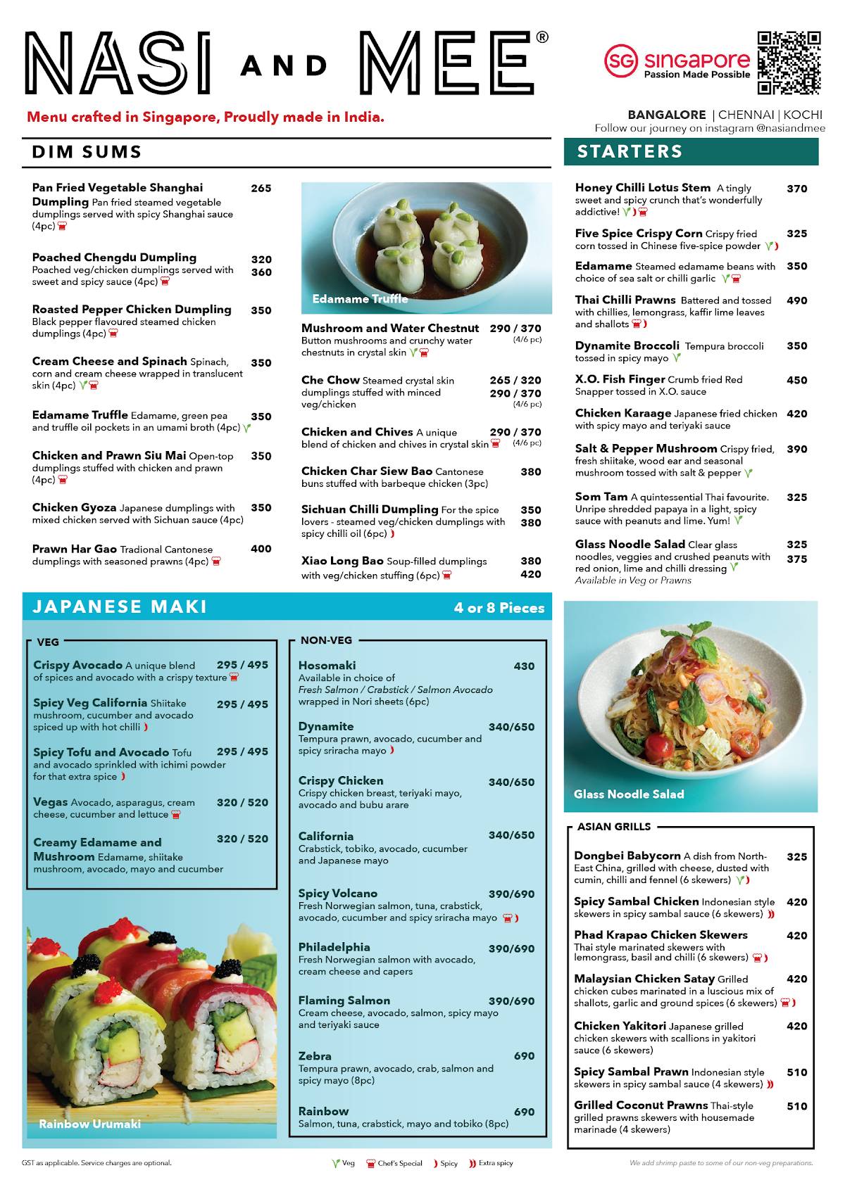 Menu at Nasi and Mee - Yelahanka, Bengaluru, Third Floor