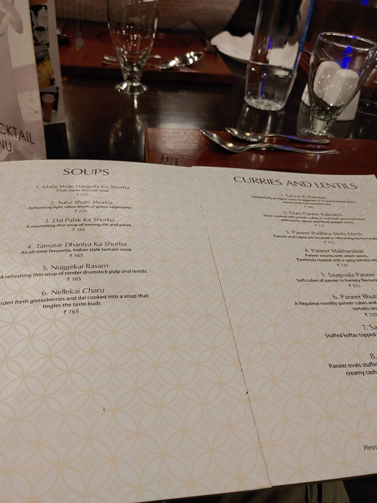 Menu at The Higher Taste Restaurant, Bengaluru, Inside ISKCON