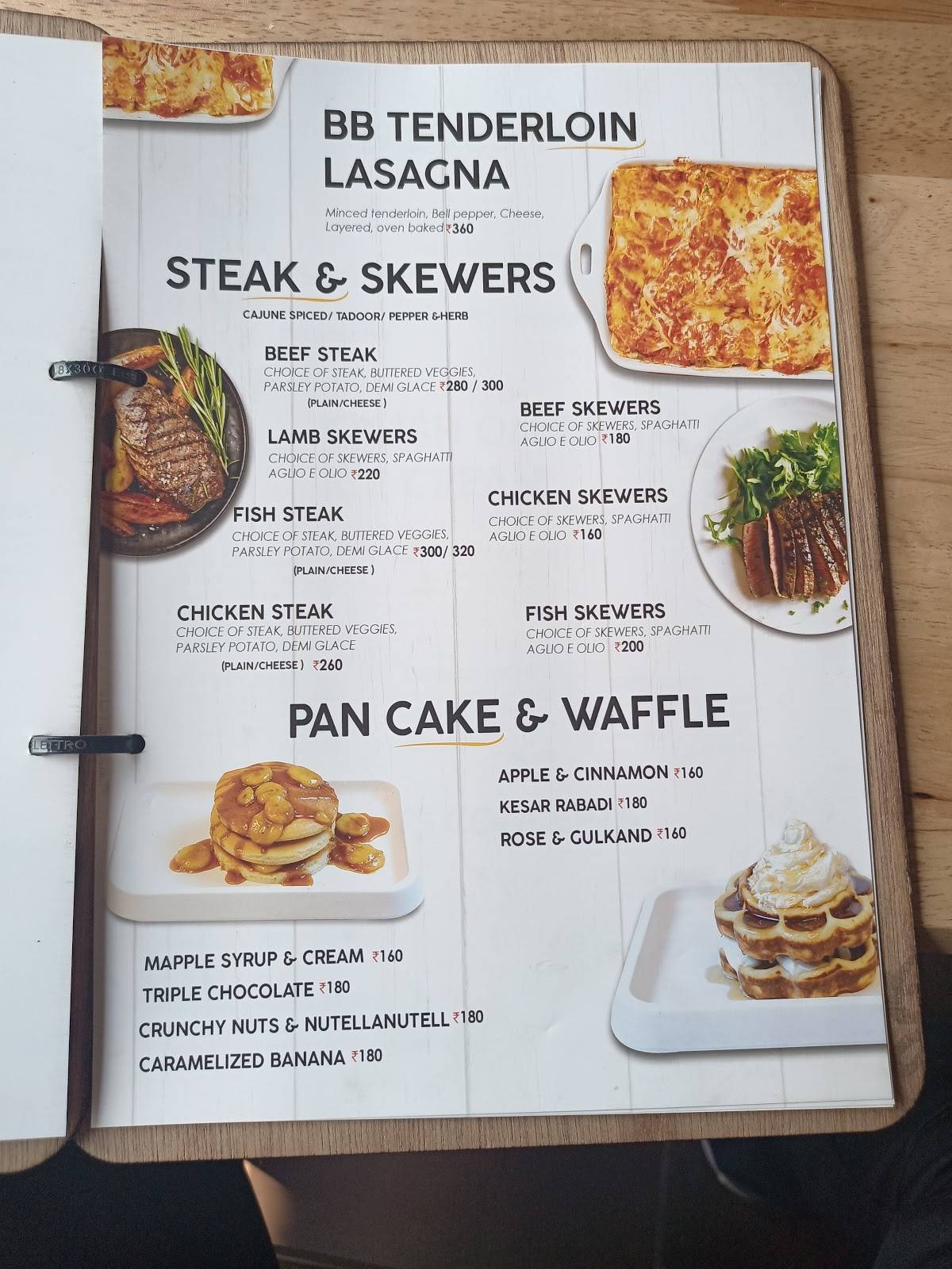Menu at Big Bean Restro Cafe, Malappuram