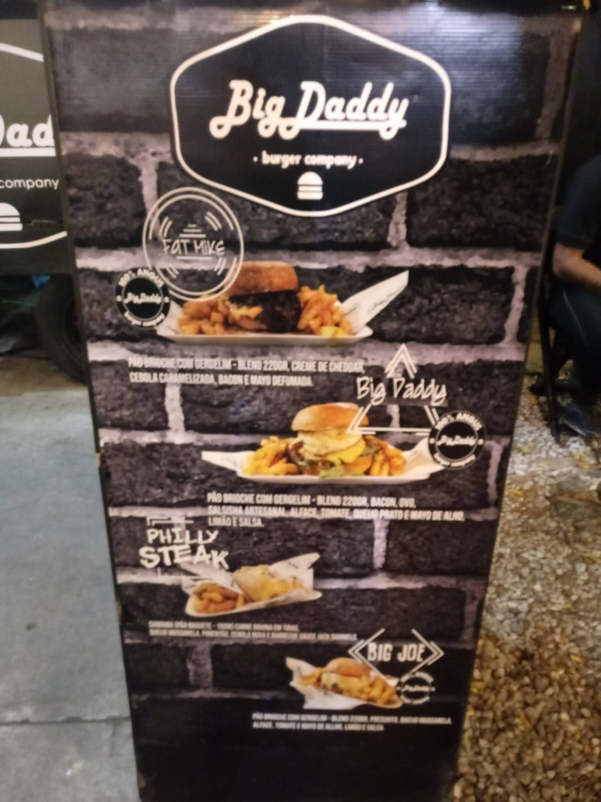 Carta del restaurante Big Daddy Food Truck, Fortaleza