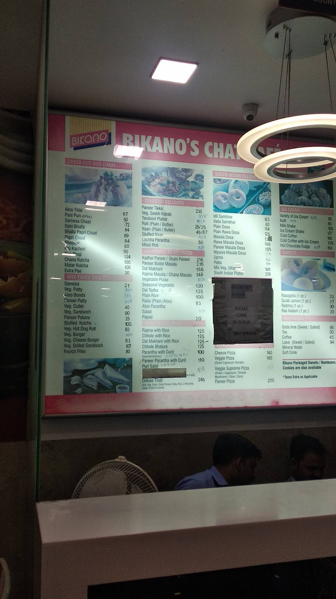 Menu at Bikano Restaurant / Bikanervala (Magic Food Zone), Arruwa Banger