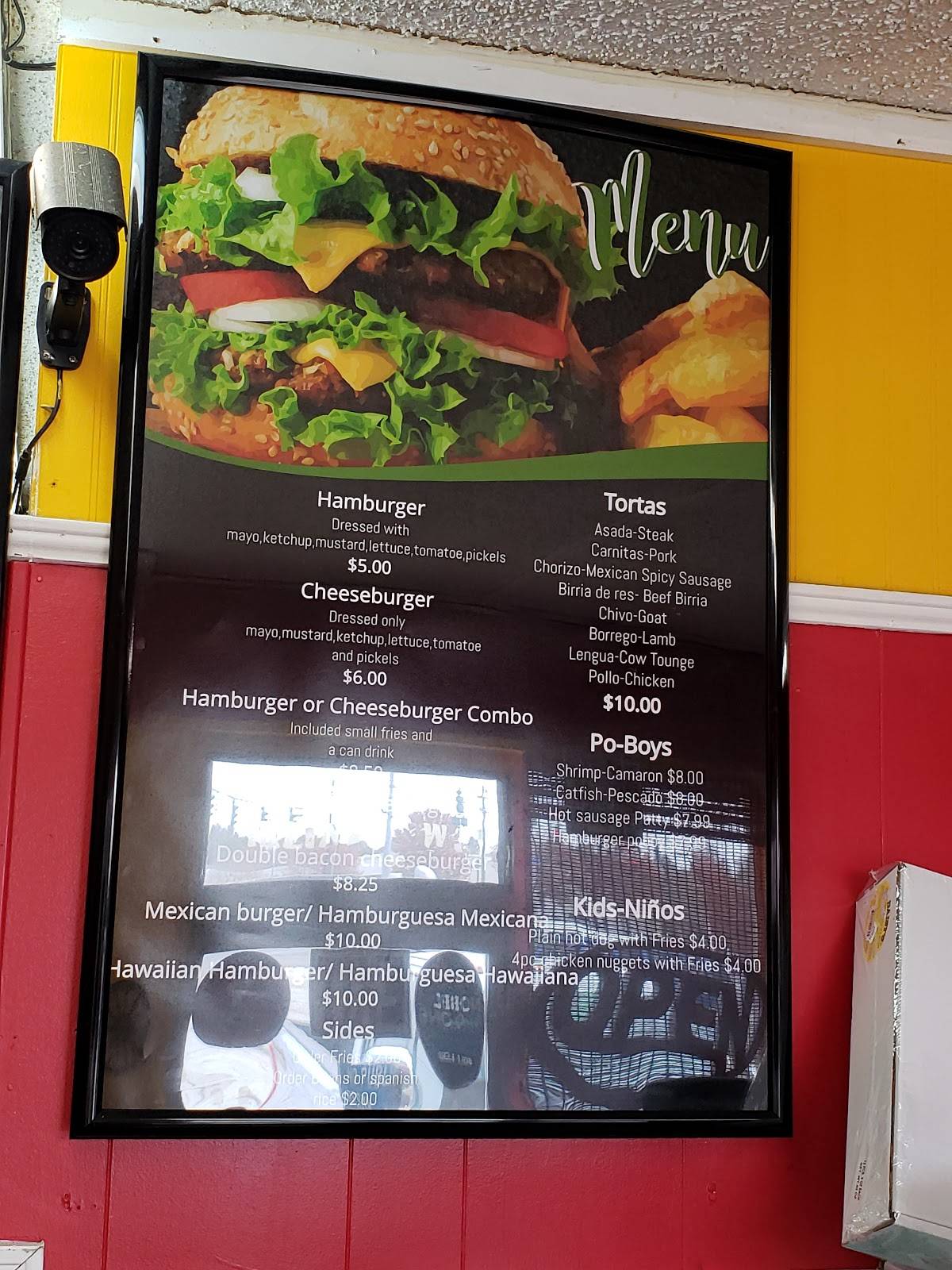 Menu at Birria & Barbacoa de Chivo Los Compadre's Taco Truck, Baton Rouge