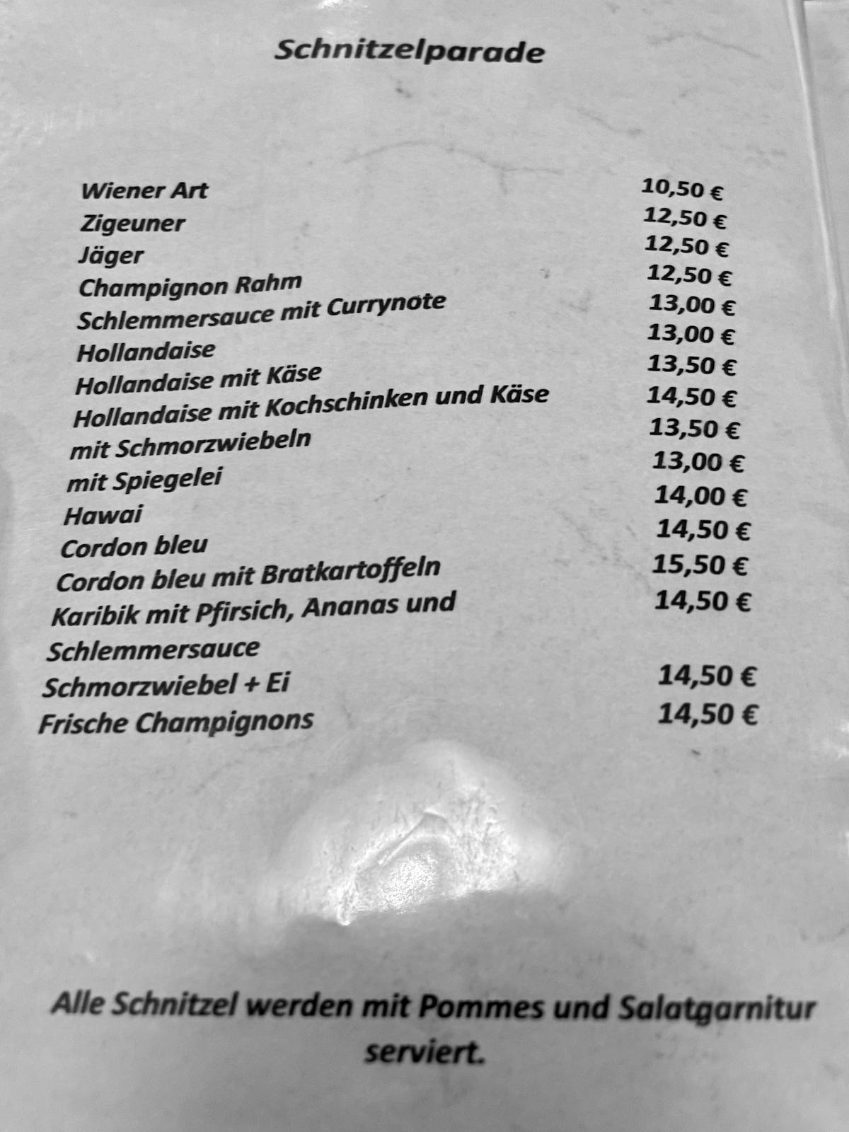 Speisekarte von Bistro 48 restaurant, Bekond