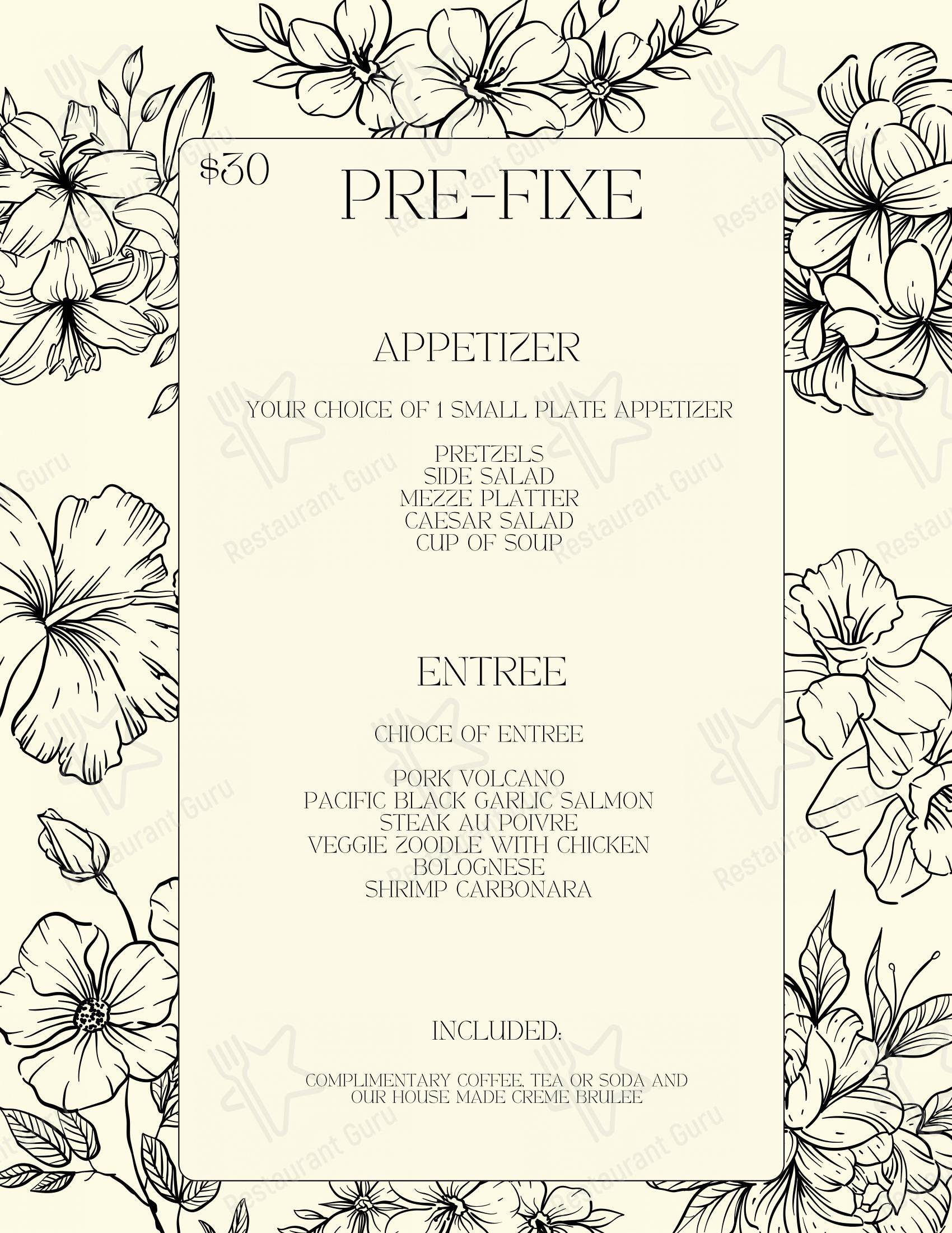 Menu at Bistro 83 pub & bar, North Ridgeville, Westminister Ave