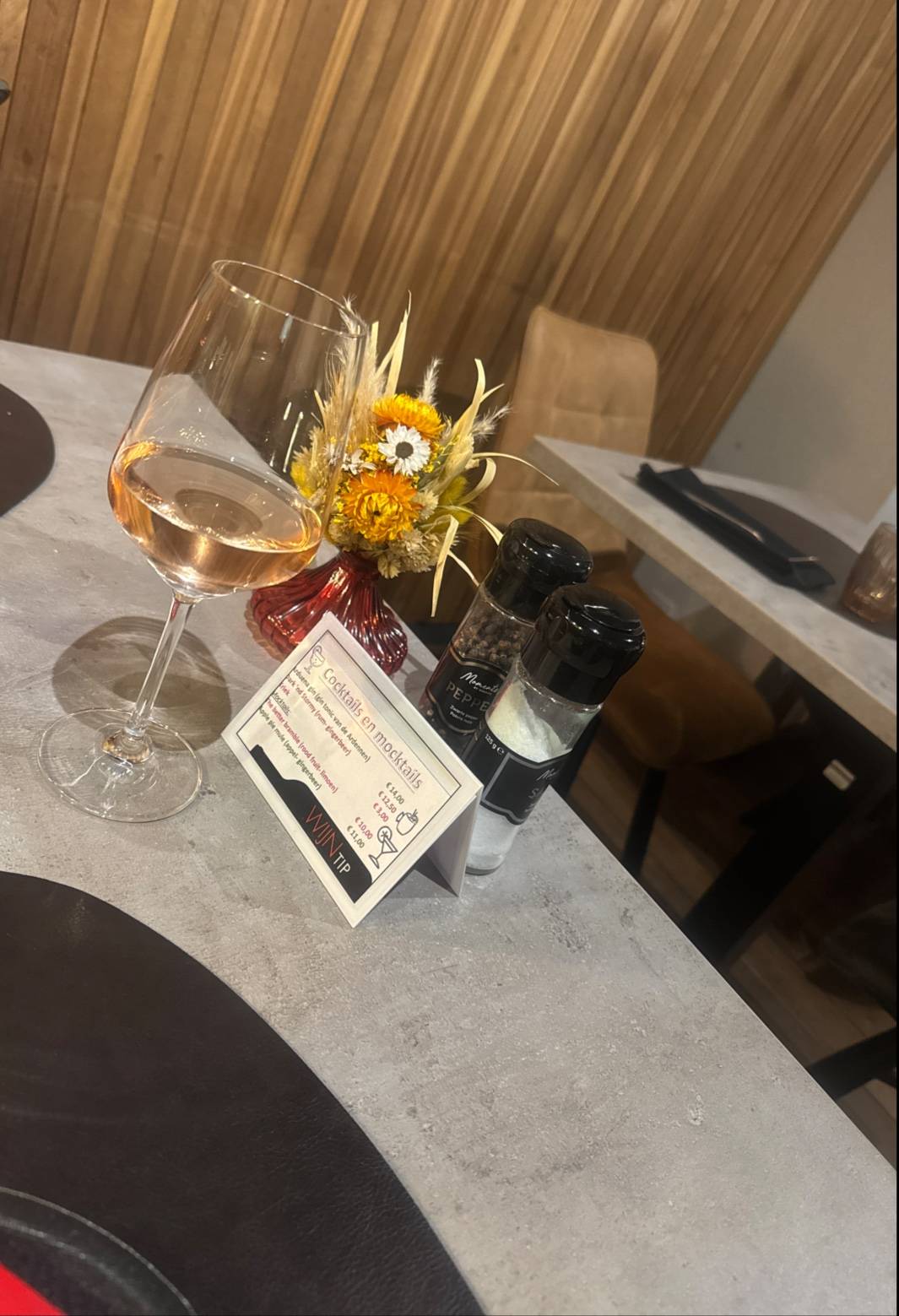 Menu at Bistro Mathis, Harelbeke