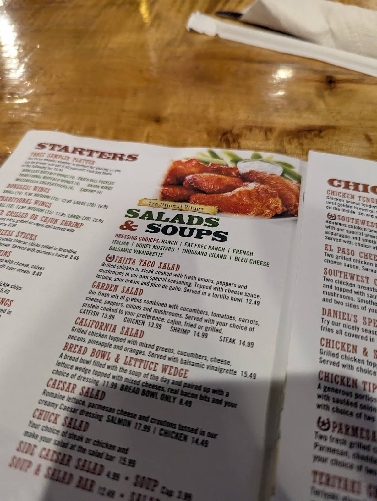 Menu at Black Stallion Steakhouse, Columbia