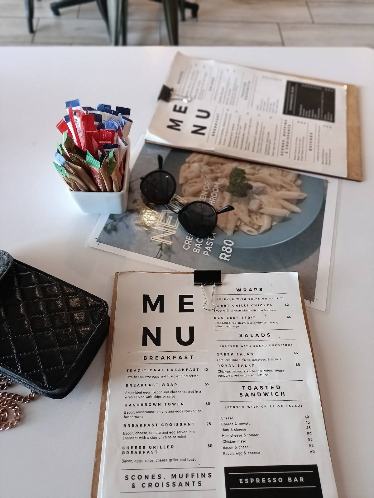 Menu at Royal Roastery Langenhovenpark cafe, Bloemfontein