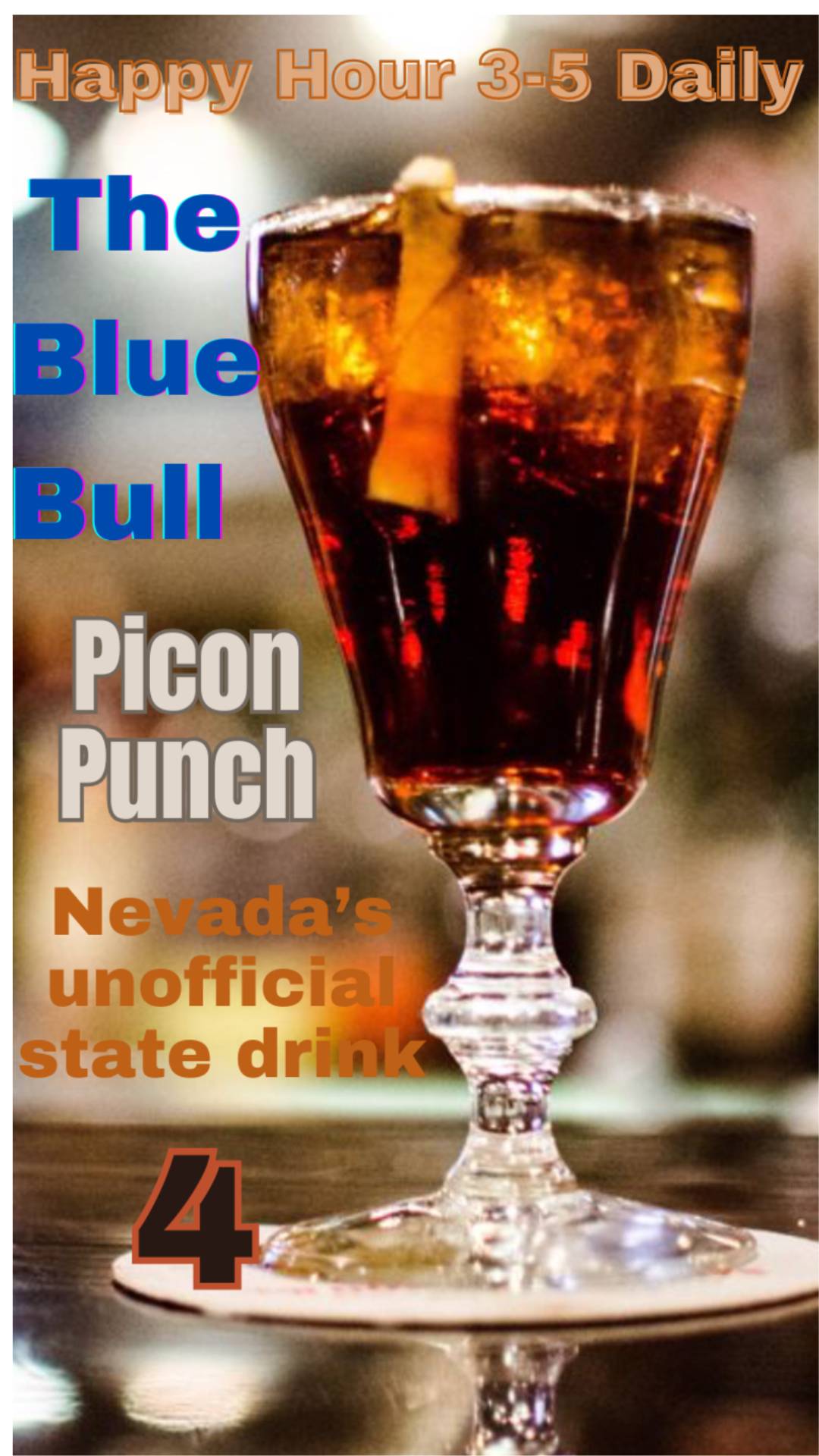 Menu at Blue Bull pub & bar, Carson City
