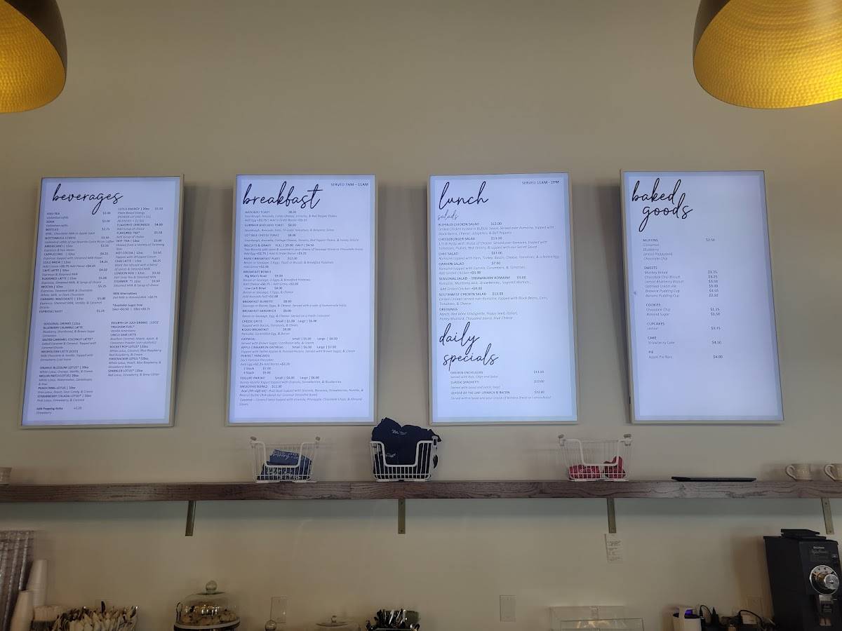 Menu at Blue House Bakery & Cafe, Bryant
