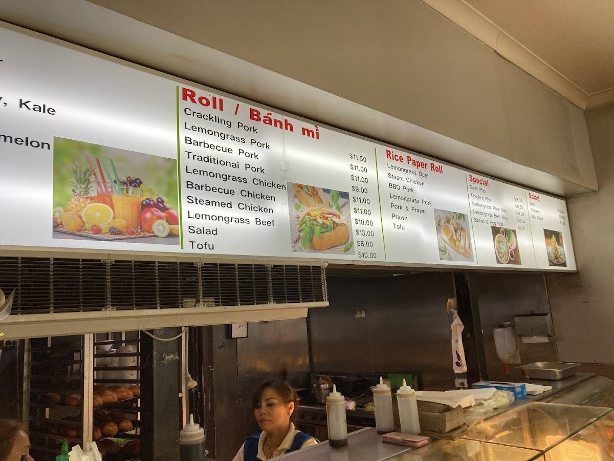 Menu at Booth Street Bakery, Annandale
