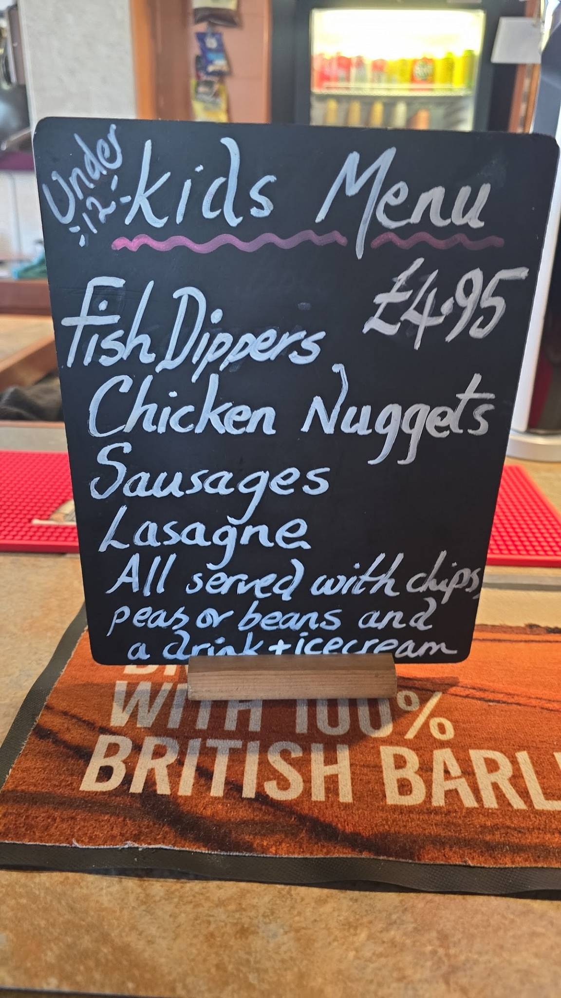 Menu at The Bull & Dog, Freiston pub & bar, Boston