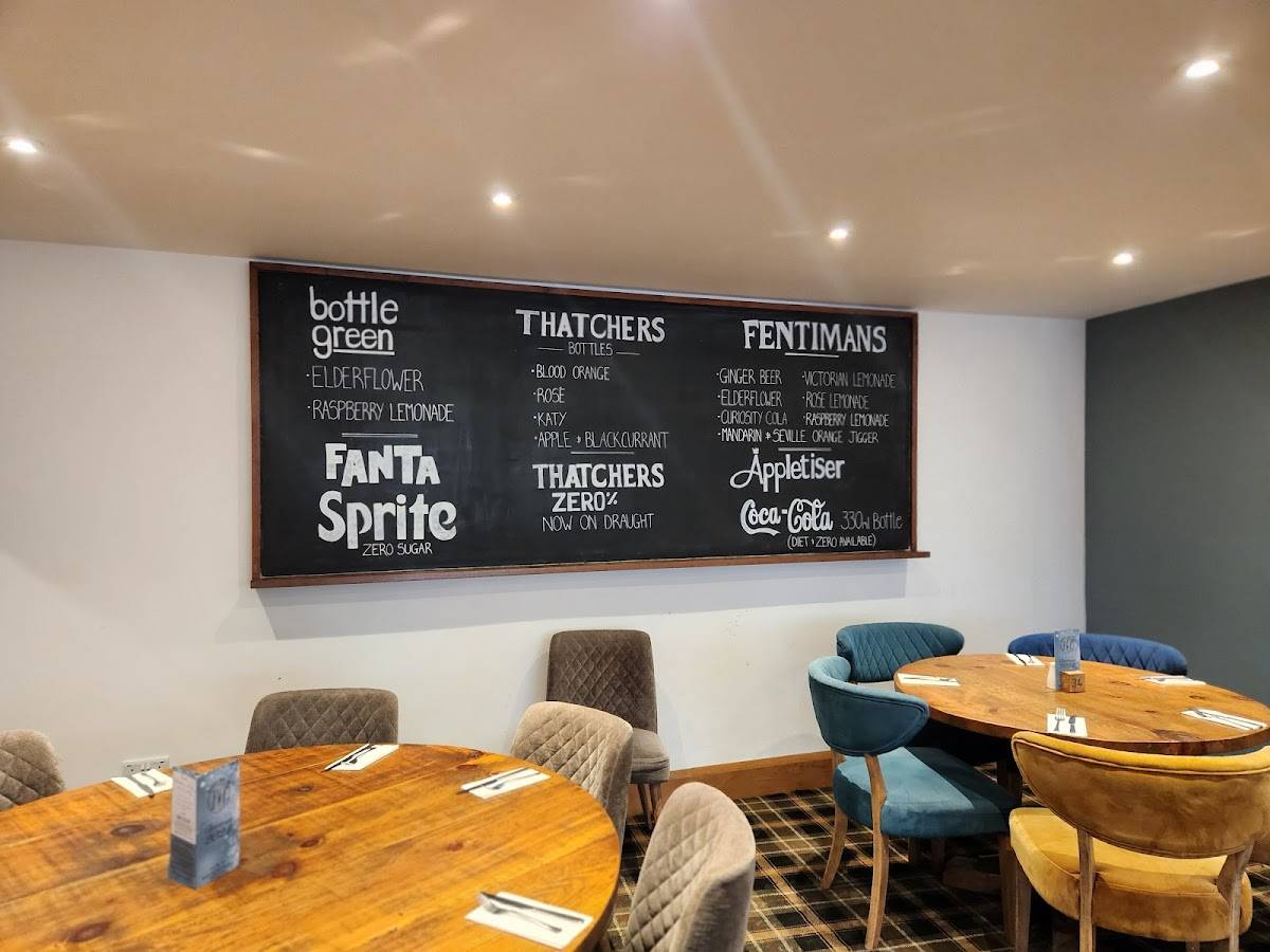 Menu at Brent House Carvery restaurant, Highbridge