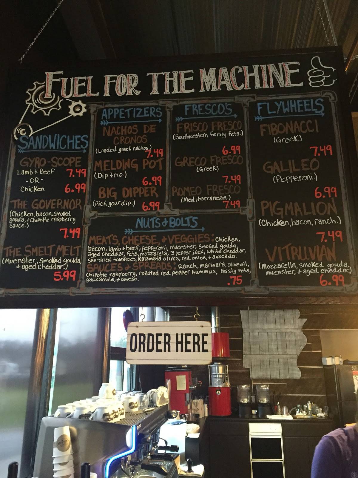 Menu at Brew YaYa Coffee + Roaster cafe, Cabot