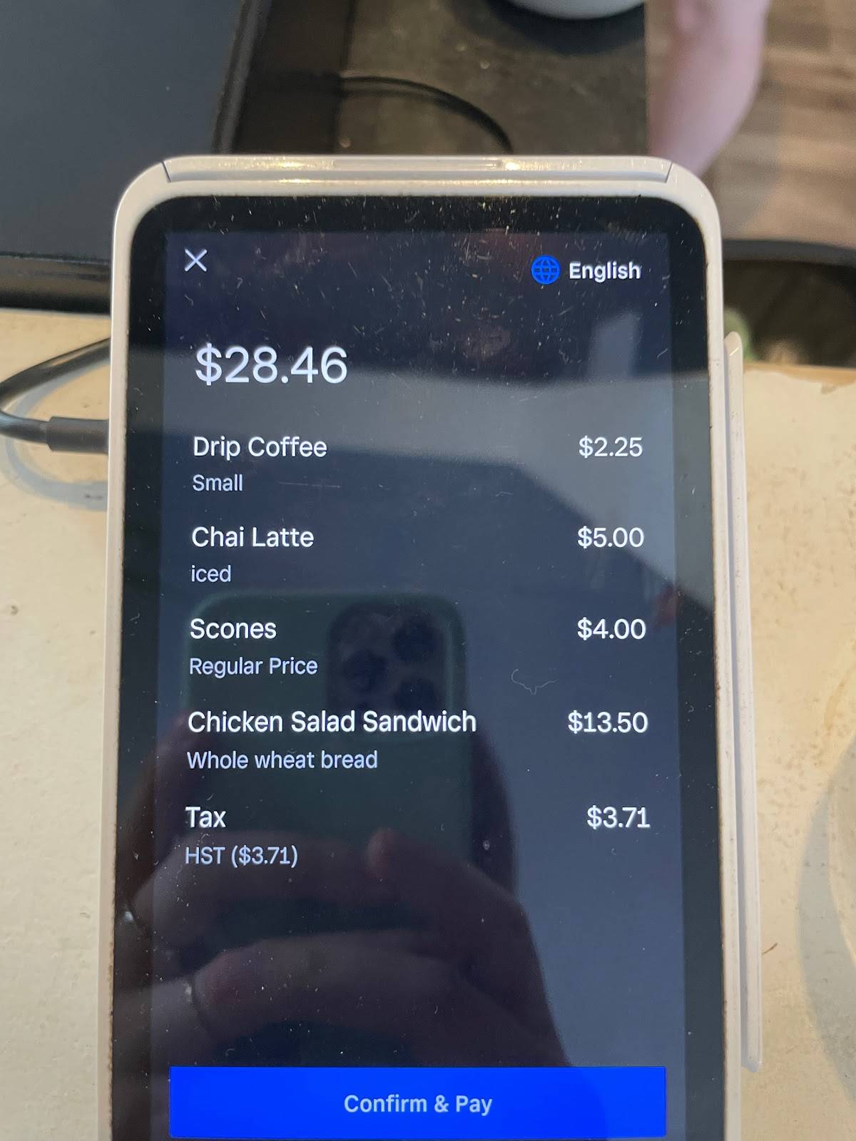 Menu at Fancy Pants Cafe, Bridgewater