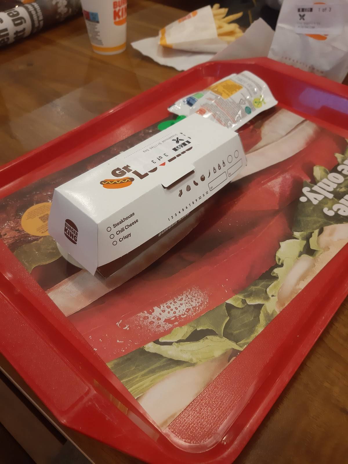 Speisekarte von Burger King restaurant, Wolfsberg
