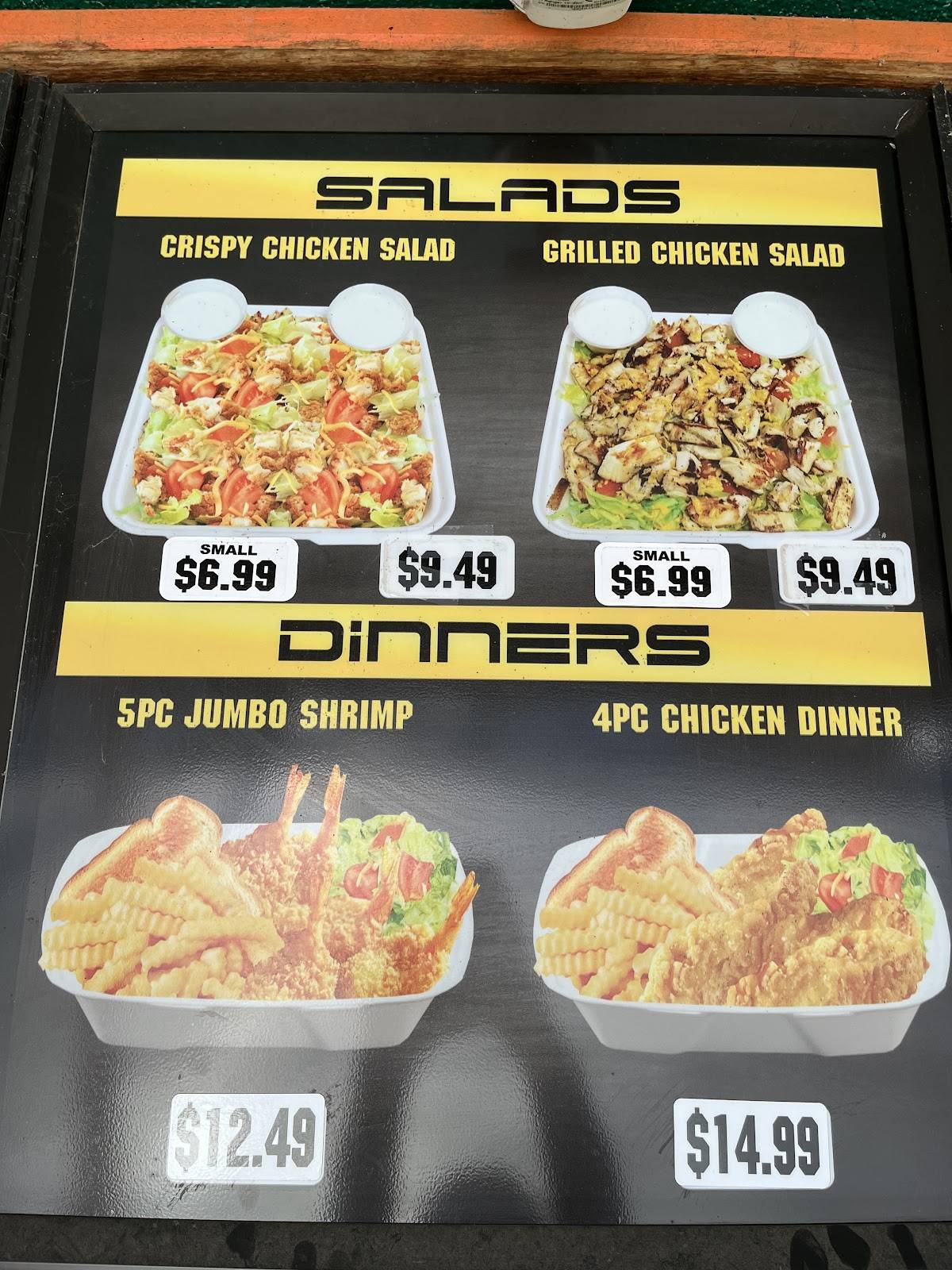 Menu at Burger Time restaurant, Arvin
