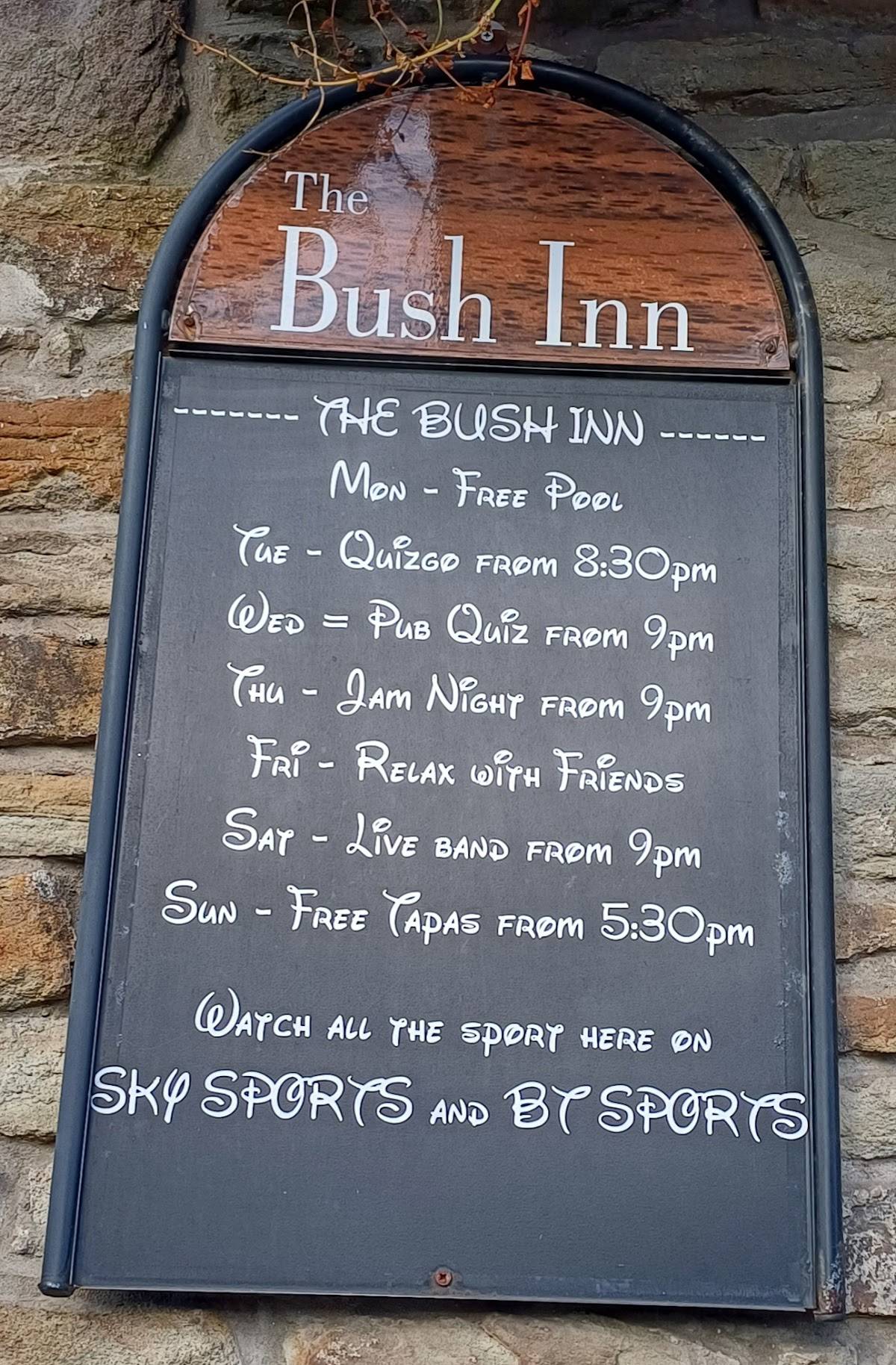 Menu at Bush Inn, Llantwit Fardre pub & bar, Pontypridd
