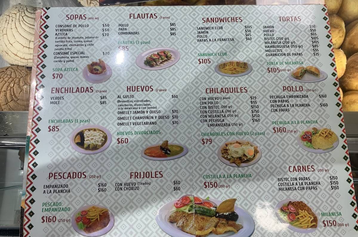 Carta de CAFÉ RESTAURANTE KA'LOC, Ciudad de México