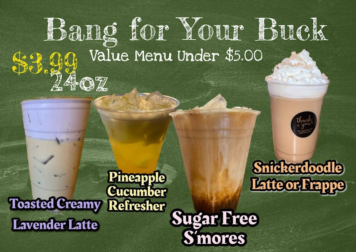 Menu at CC's Smoothie Coffee Tea pub & bar, Beeville