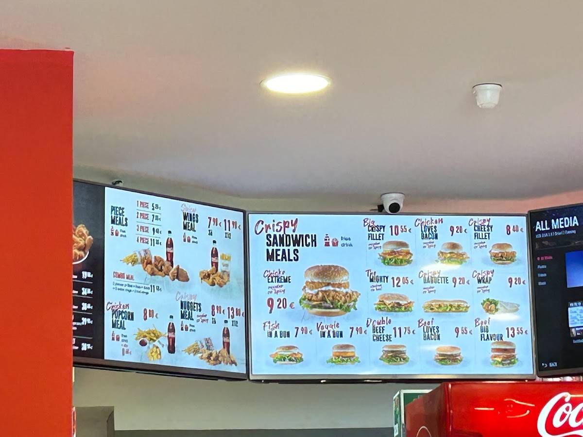 Menu at CFC Crispy Flavoured Chicken Marsaskala restaurant, Marsaskala