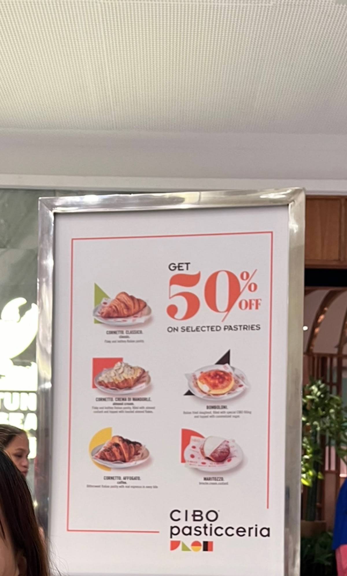 Menu at CIBO - GREENHILLS MALL restaurant, Quezon City