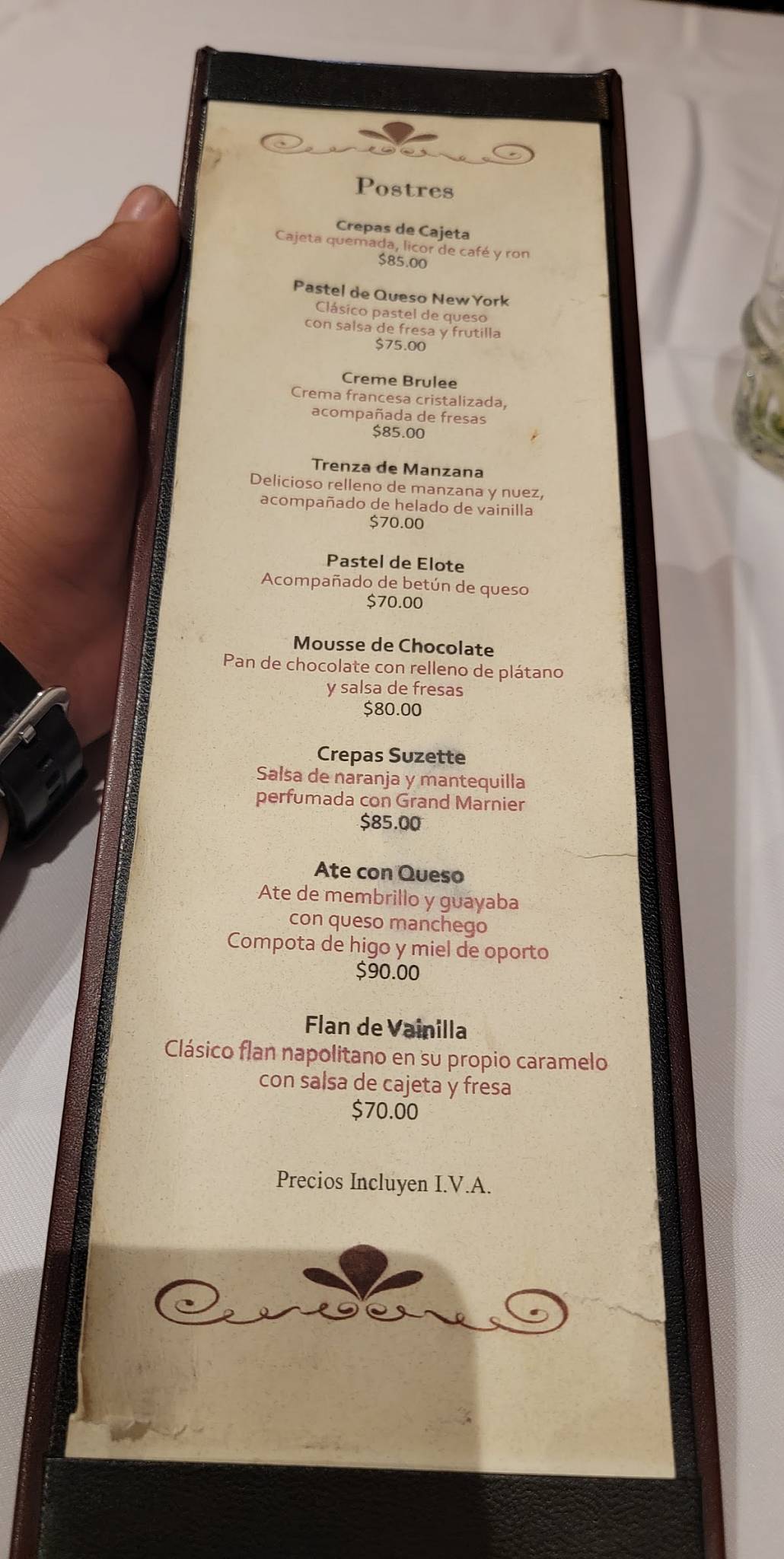 Menu at Caesar's pub & bar, Tijuana, Av. Revolución 8190