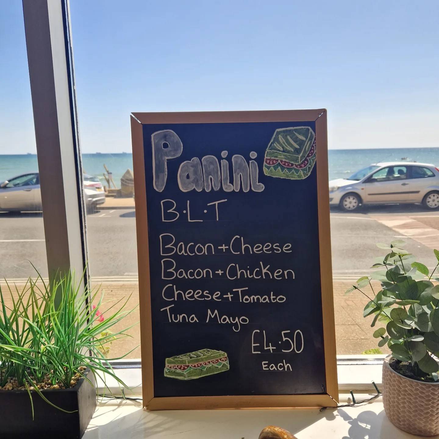 Menu at Caesars Restaurant, Shanklin
