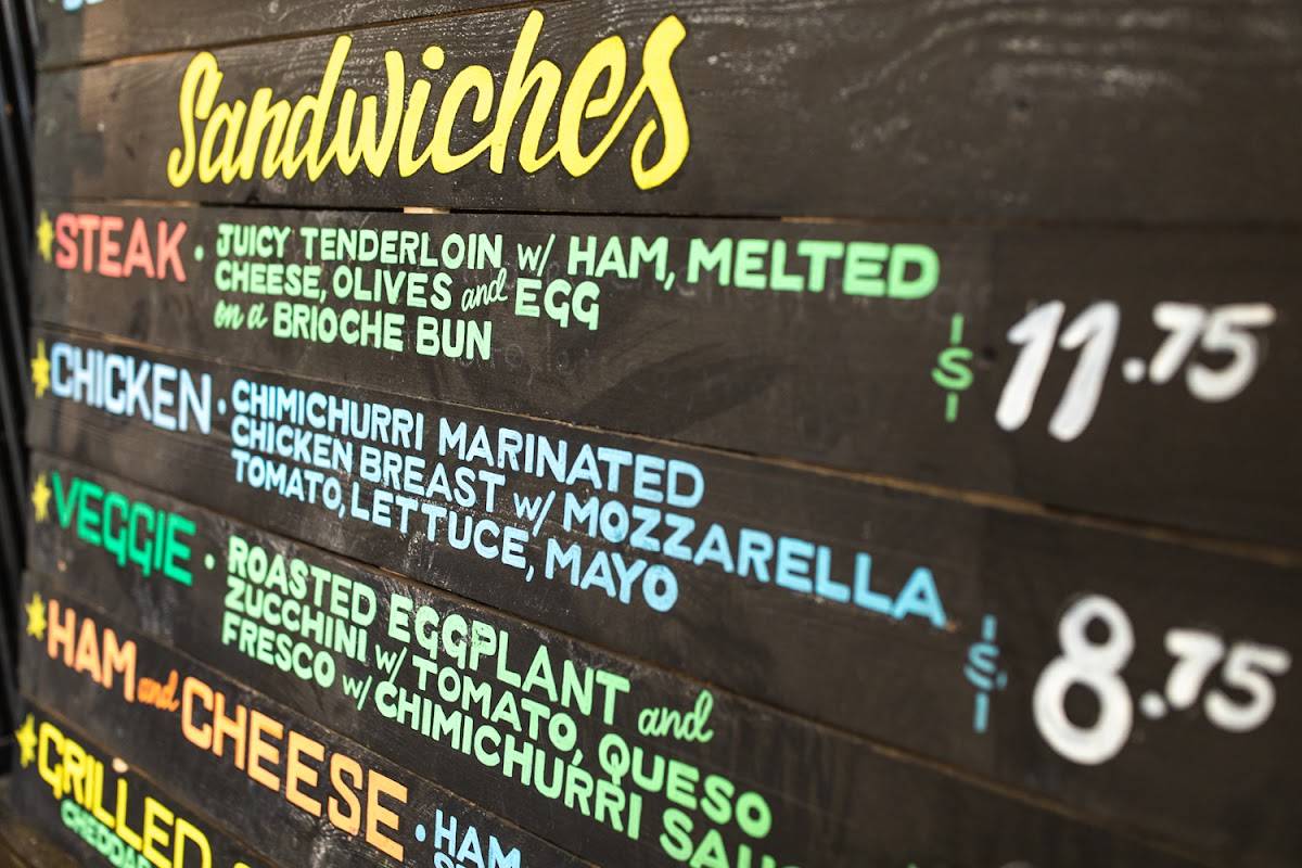Menu at Cafe Alba, Los Angeles