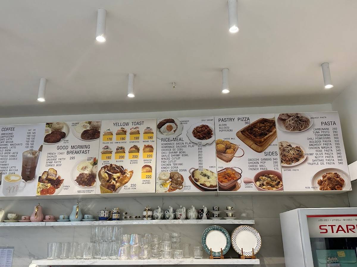 Menu at Cafe Elim, Mandaue City