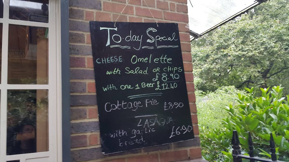 Menu at Embankment Bistro Café cafe, London